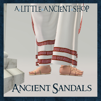 Second Life Marketplace - [ALAS] Ancient Sandals Women
